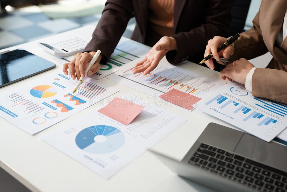 Plan To Analyzing Projects in the Office Stock Image - Image of ...