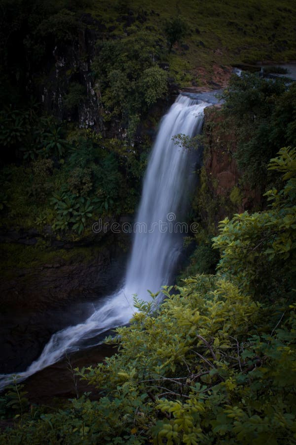 Plan Vertical D'une Belle Cascade Photo stock - Image of beau, forêt ...
