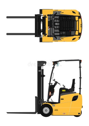 Counterbalance Forklift Stock Illustrations – 88 Counterbalance ...