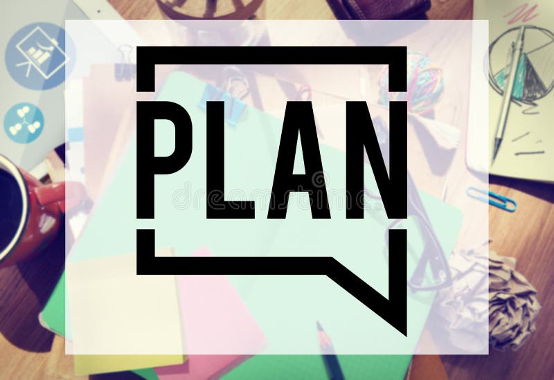 Plan Vision Planning Thinking Strategy Concept Stock Photo - Image of ...