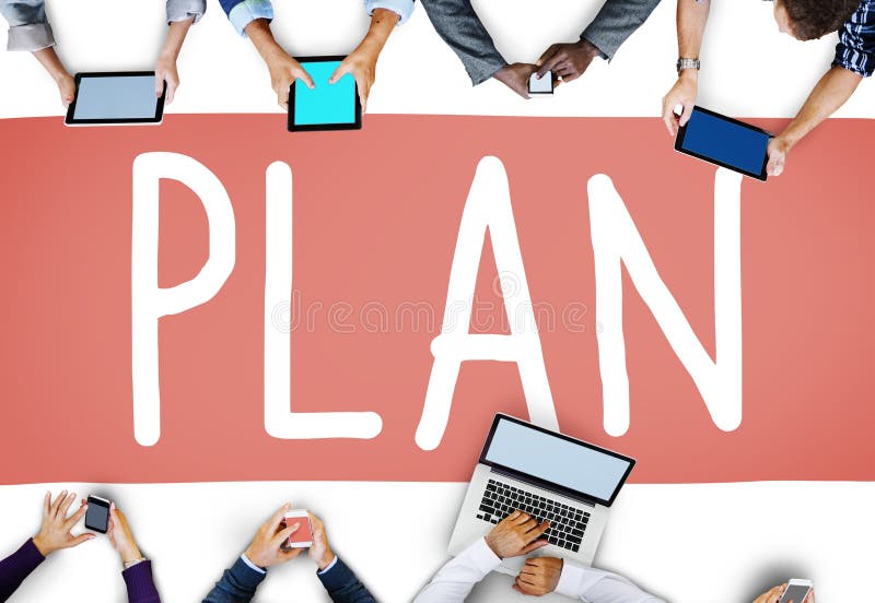 Plan Vision Planning Thinking Strategy Concept Stock Photo - Image of ...