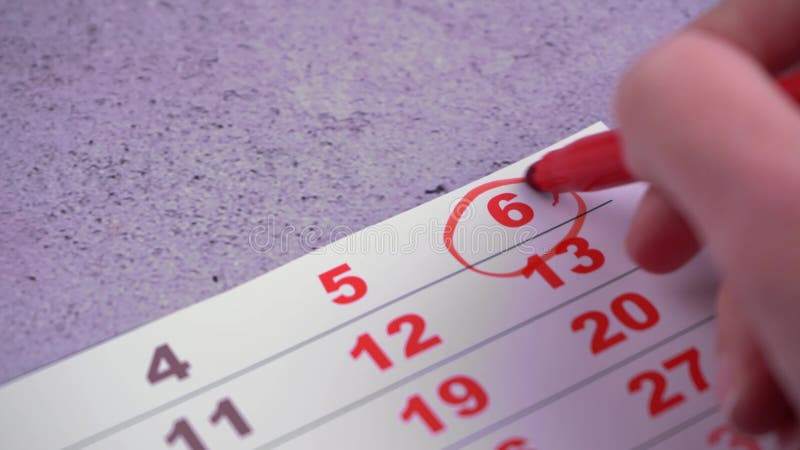 Plan a Work Week. Circle and Strike through Calendar Dates. Write with ...