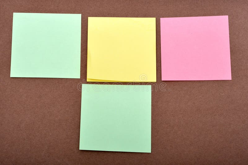 Plan Your Day with Colorful Notes on Wall Stock Photo - Image of agenda ...