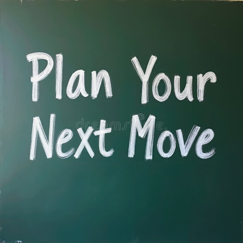 Next Move in Chess Game. Think. Vector Illustration Stock Vector ...