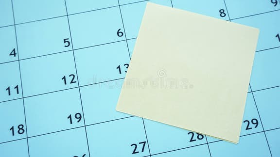 Plan Your Week .a Blank Sheet and a Calendar with a List Stock Photo ...