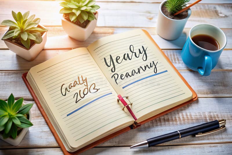 Plan Your Year for Success a Comprehensive Goal Setting Journal Yearly ...