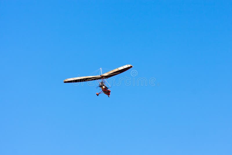 Planador motorizado imagem de stock. Imagem de plano - 21642081
