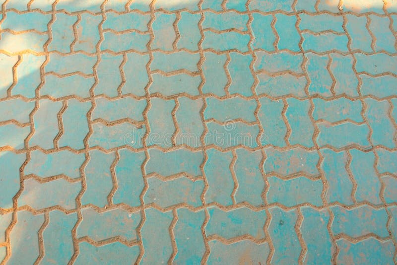 Plancher vert de brique image stock. Image du ciment - 69754005