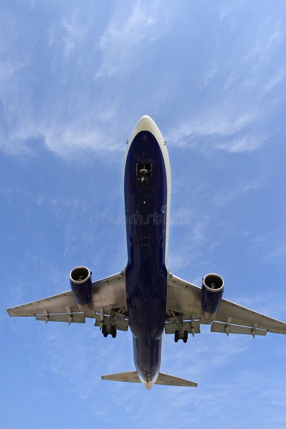 Plane stock image. Image of blue, transportation, plane - 5060345