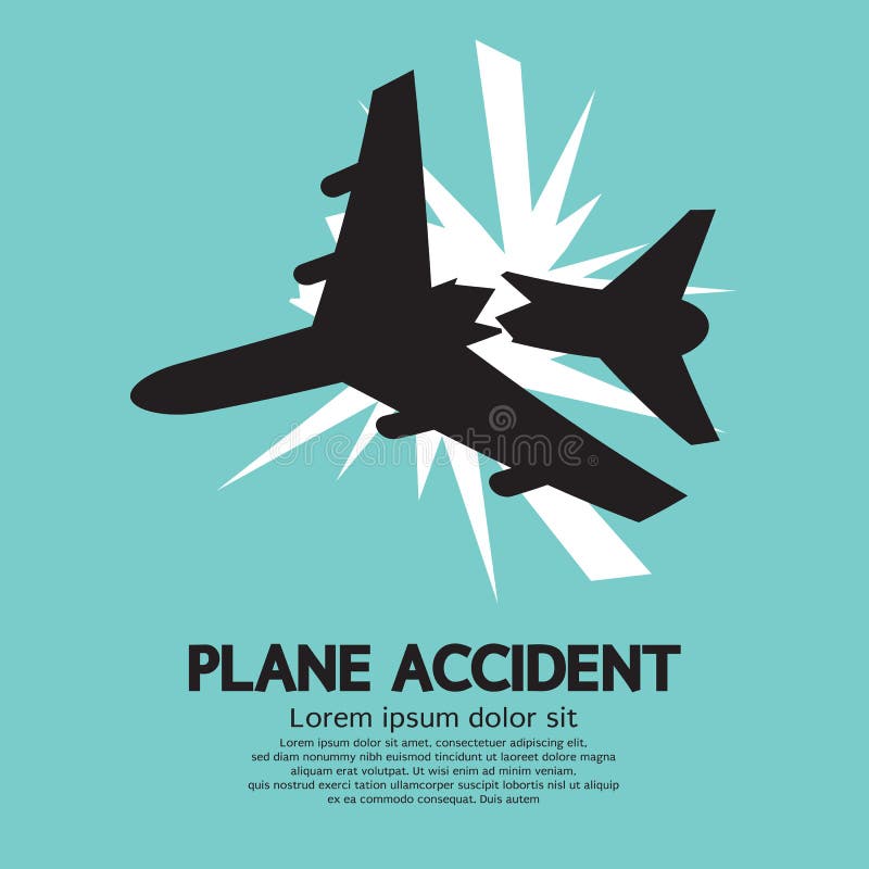 Plane Accident stock vector. Illustration of emergency - 39677748