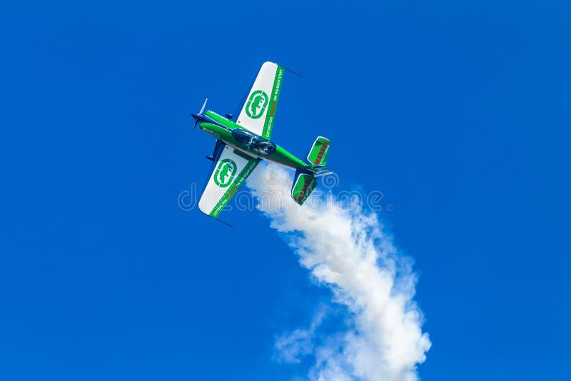 Plane Acrobatics Stall Flying Editorial Photography - Image of ...