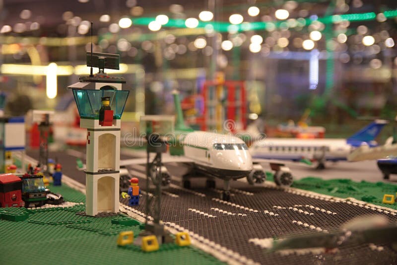 The plane at the airport editorial image. Image of bricks - 45386100