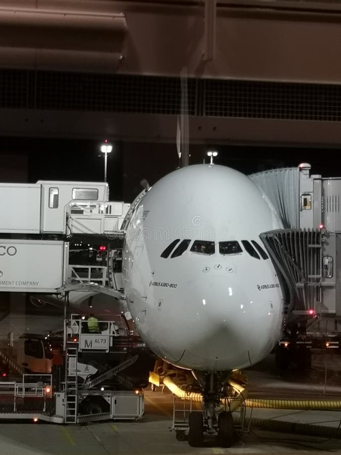 A Plane is Being Prepared for the Next Flight Editorial Photo - Image ...