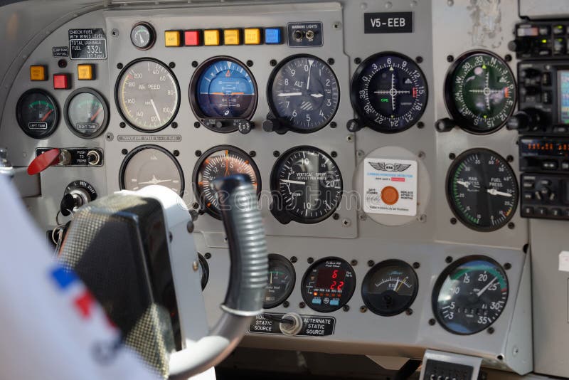 Plane cockpit editorial image. Image of small, cockpit - 179414610