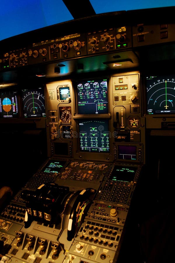Plane control stock image. Image of flying, avionics - 38728219