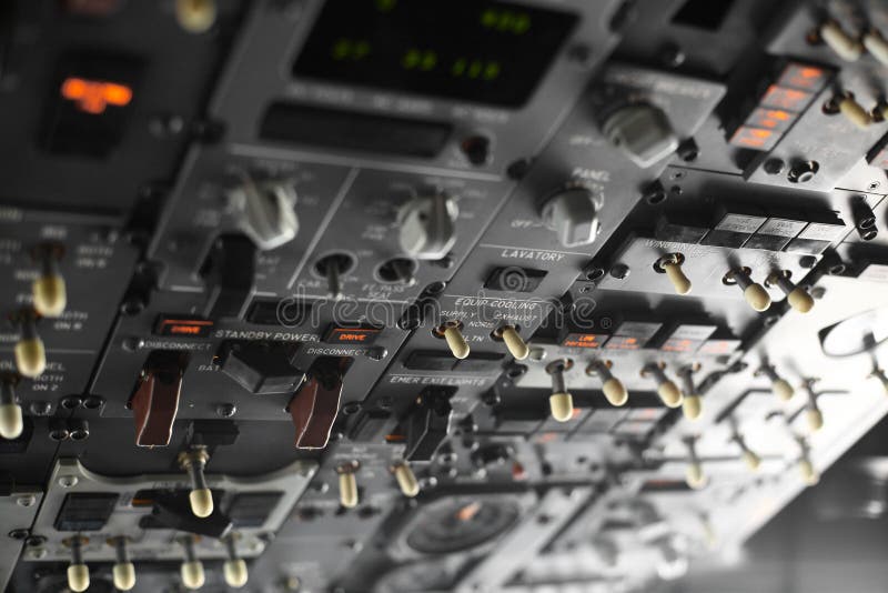 Plane panel stock image. Image of dashboard, engine, aviation - 16190899