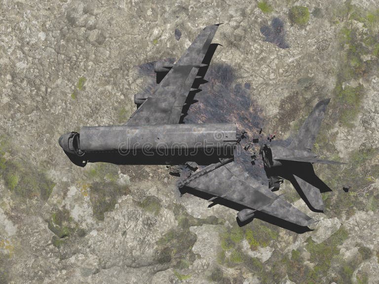 Plane crash stock photo. Image of crash, shell, shatter - 241492686