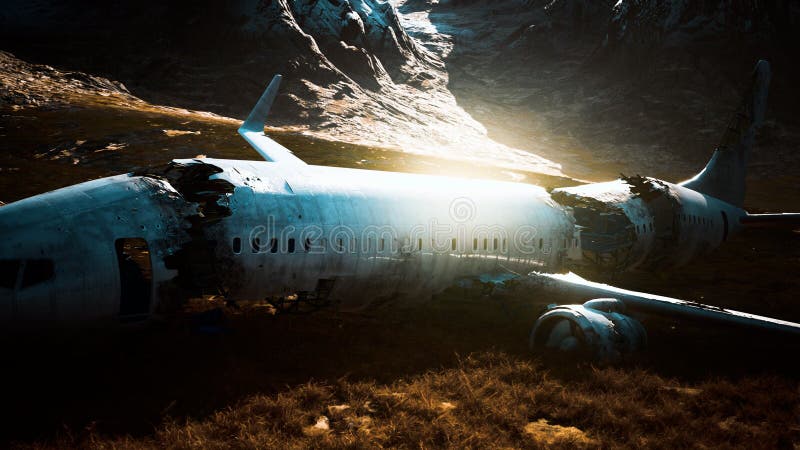 Crashed Airplane Stock Illustrations – 95 Crashed Airplane Stock ...