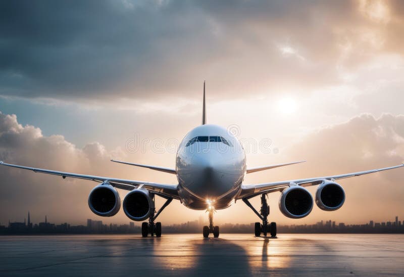 Plane 3d Bright Seen Visualization Color White Side Back Three ...