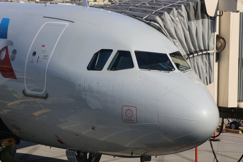 Plane docking stock photo. Image of lyoung403b, industry - 62276528
