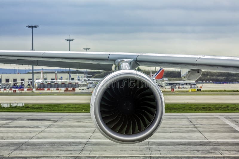 Plane engine stock image. Image of aviation, perfection - 42767445