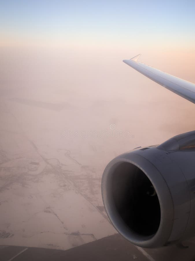 Plane engine, in flight stock photo. Image of sunny, energy - 88093374