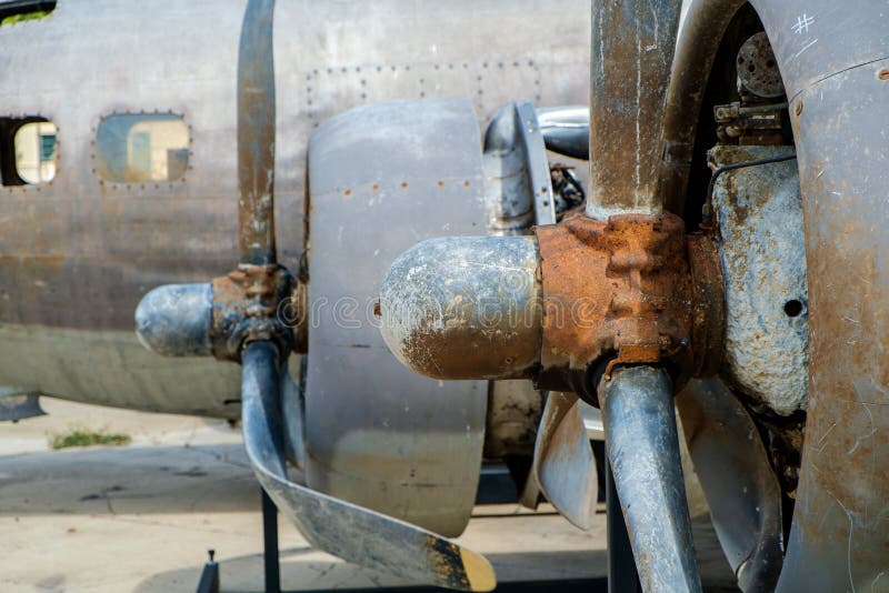 Plane engine stock image. Image of engine, steel, rust - 61892799