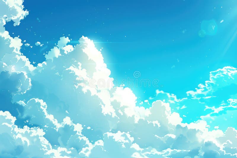 A Plane Flying High Up in the Clear Blue Sky Stock Photo - Image of ...