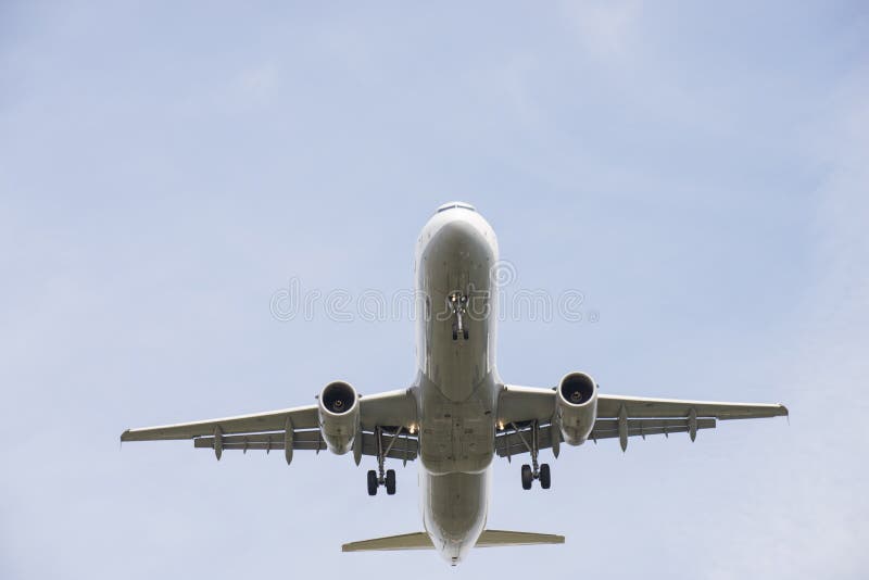 Plane flying stock photo. Image of airline, travel, speed - 45858744