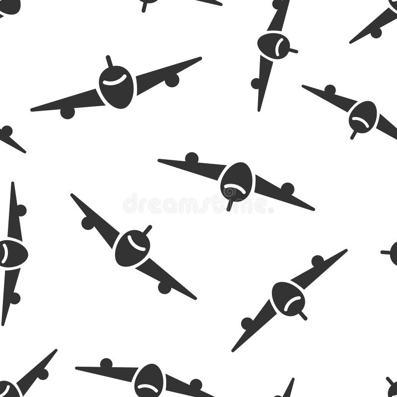 Old Style Airplane Isolated Stock Illustration - Illustration of ...