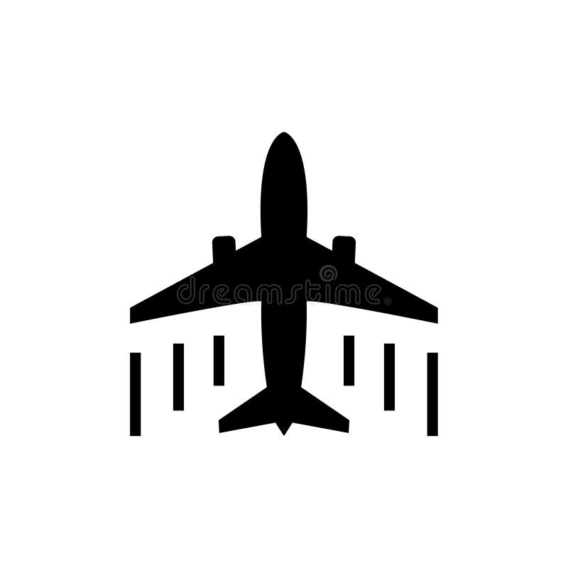 Plane Icon Flat Vector Template Design Trendy Stock Vector ...