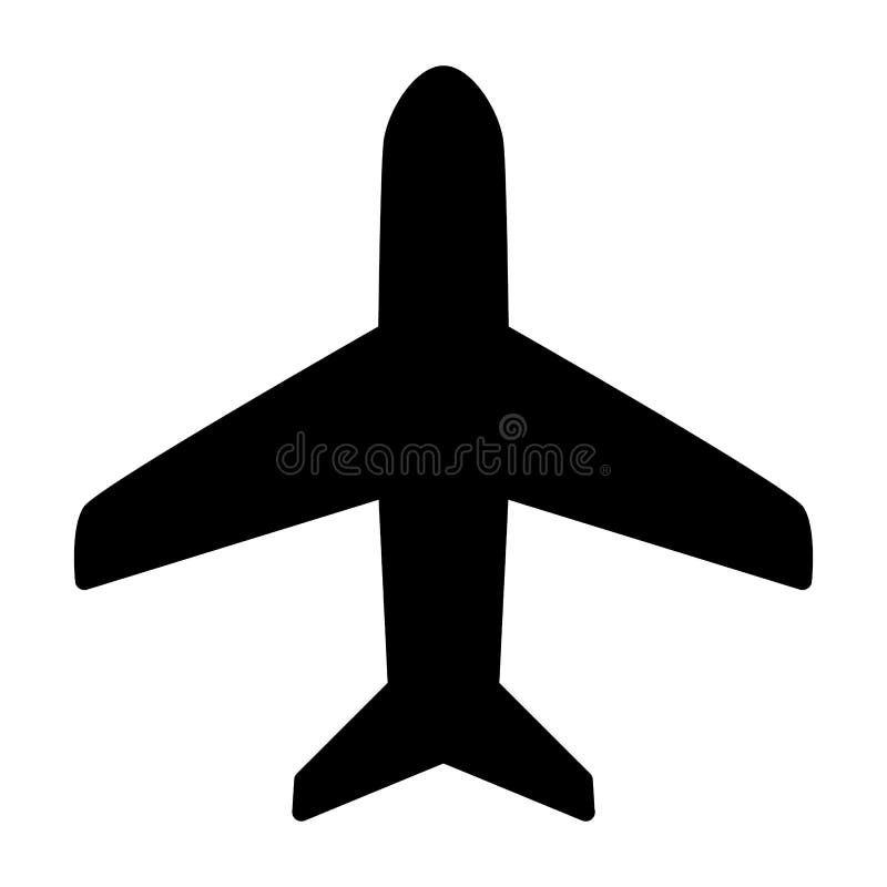 Plane Icon. Vector Simple Minimal 96x96 Pictogram Stock Vector ...