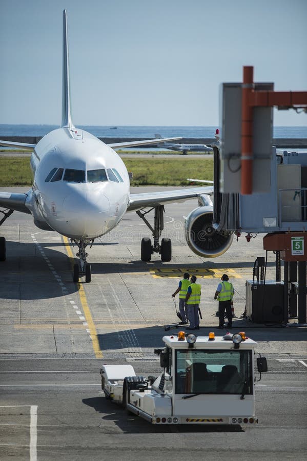 Plane just landed stock image. Image of airport, flight - 61707269