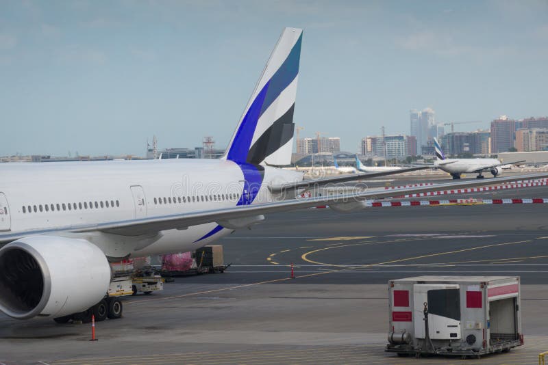 Plane Outside the Airport Window Scene, Waiting for the Flight Stock ...