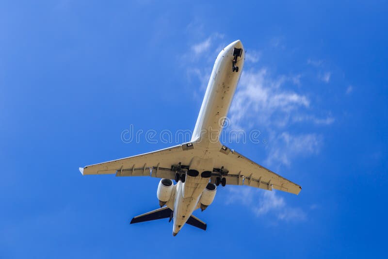 Airliner overhead stock image. Image of shot, widebody - 50962927