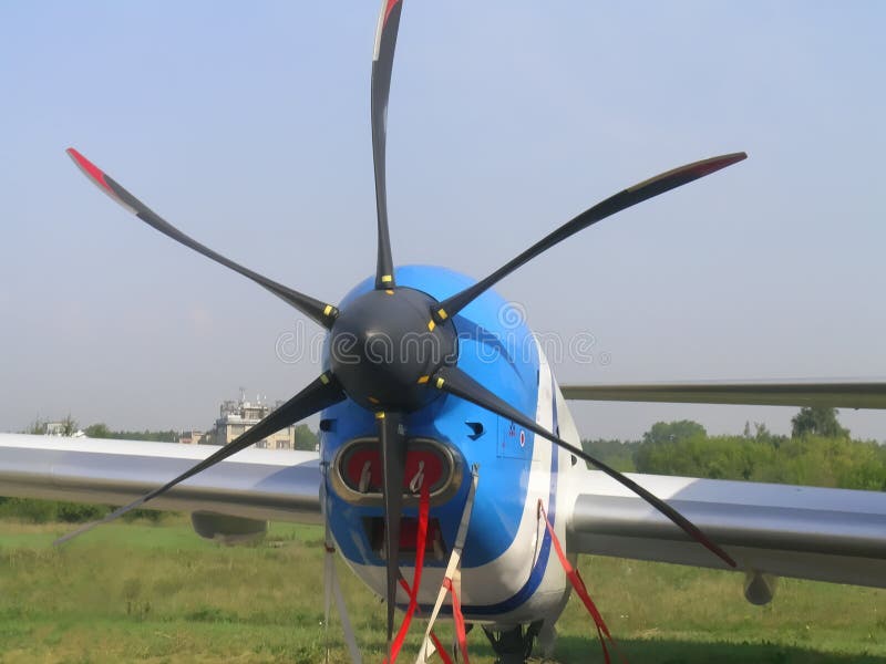 Plane propeller stock image. Image of airshow, multirotor - 56415049