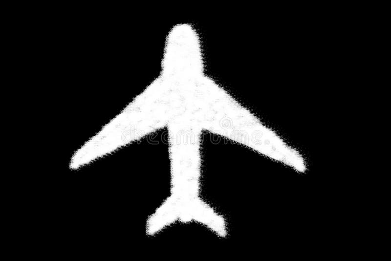 Plane on Cloud Shaped Business Concept, Partnership As Heart Airplane ...