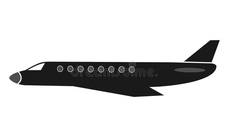 Plane Simple Illustration Vector Design Stock Vector - Illustration of ...