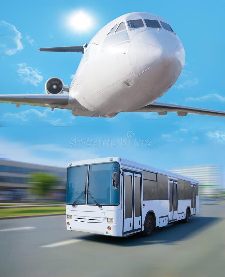 Transportation Flat City Transit Bus Vehicle Stock Photos - Free ...