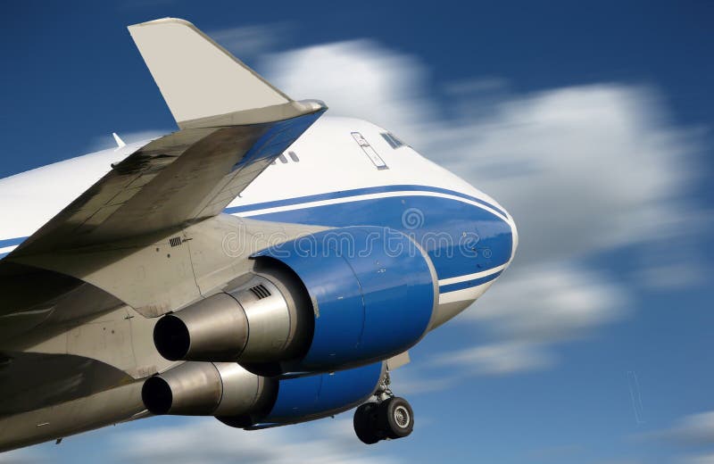 Plane taking off stock image. Image of industry, airbus - 12073187