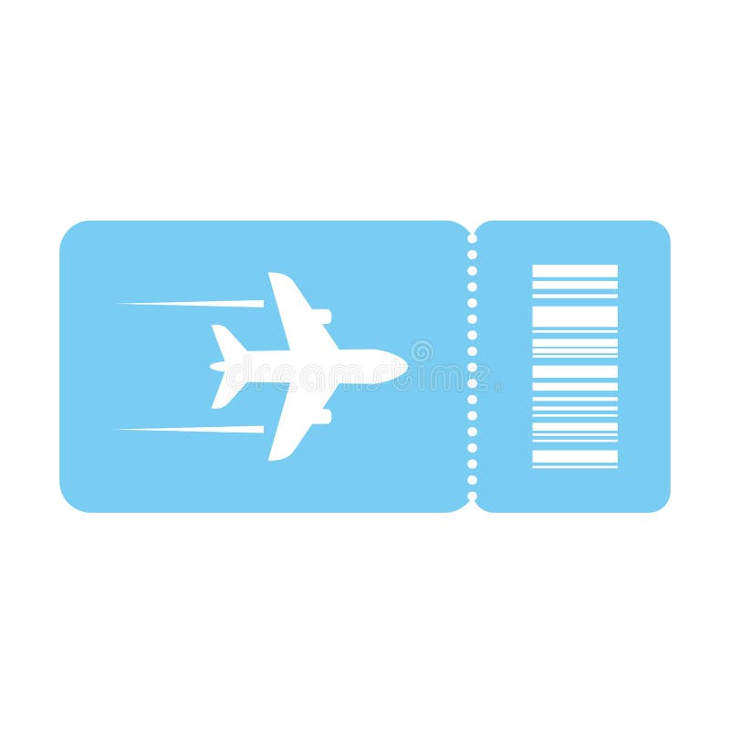 Flight Ticket Clipart