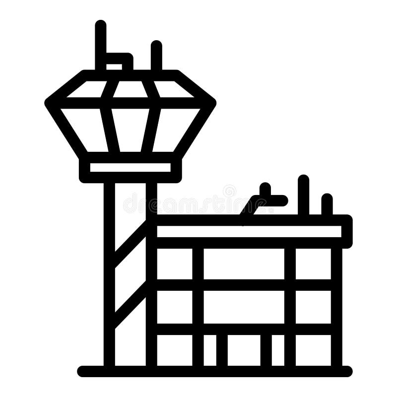 Control Tower Outline Stock Illustrations – 1,416 Control Tower Outline ...