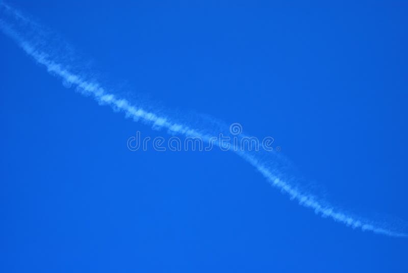 Plane trace stock photo. Image of white, summer, speed - 9728418