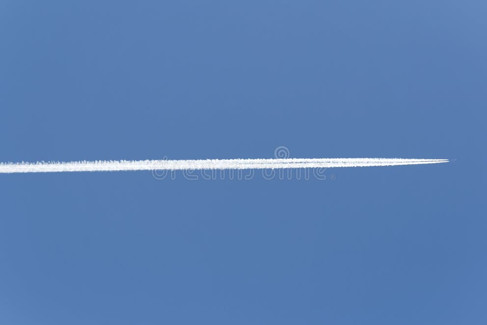 Plane track stock photo. Image of flying, single, track - 27293750