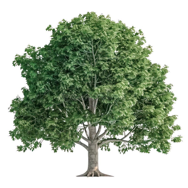 Plane Tree Isolated on a White or Transparent Background. Plane Tree ...