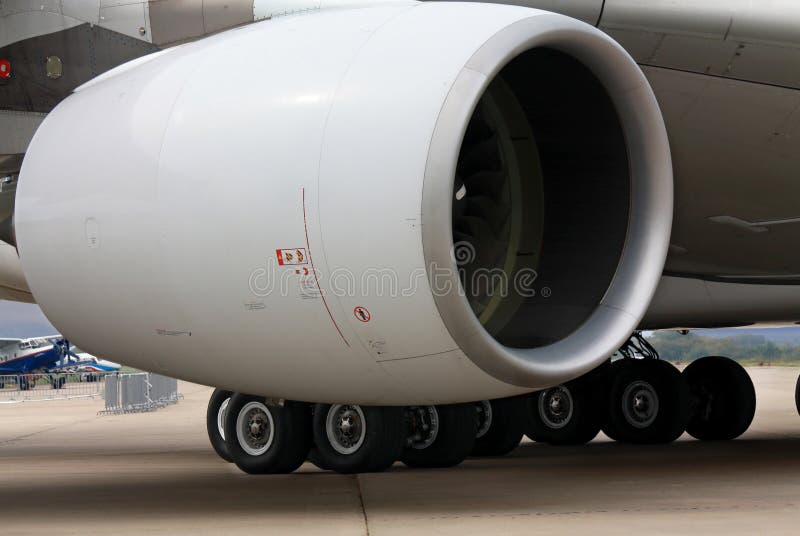 Plane turbine stock photo. Image of international, large - 35613374