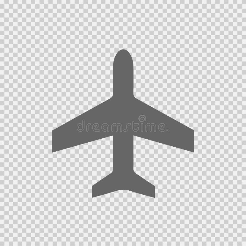 Plane Vector Logo Icon. Simple Isolated Airplane Symbol Sign Stock ...