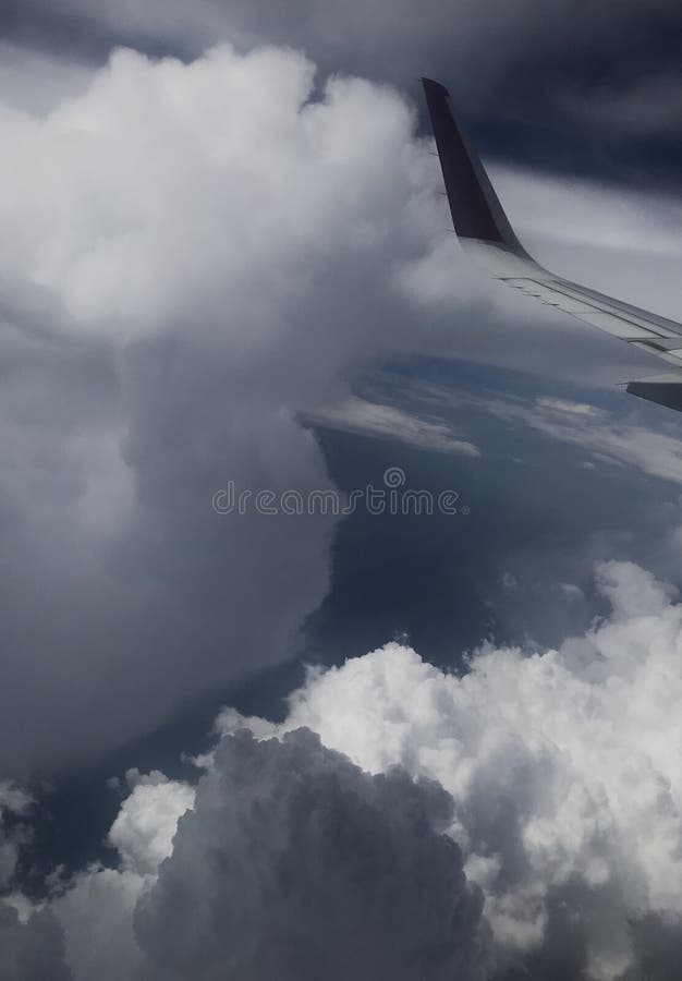 Plane view stock image. Image of view, clouds, plane - 127240247