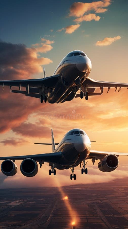 Plane Wallpaper 8k Amazing Picture Stock Photo - Image of takeoff ...