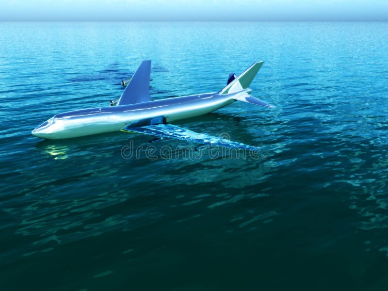 Airplane Crashed Ocean Stock Photos - Free & Royalty-Free Stock Photos ...